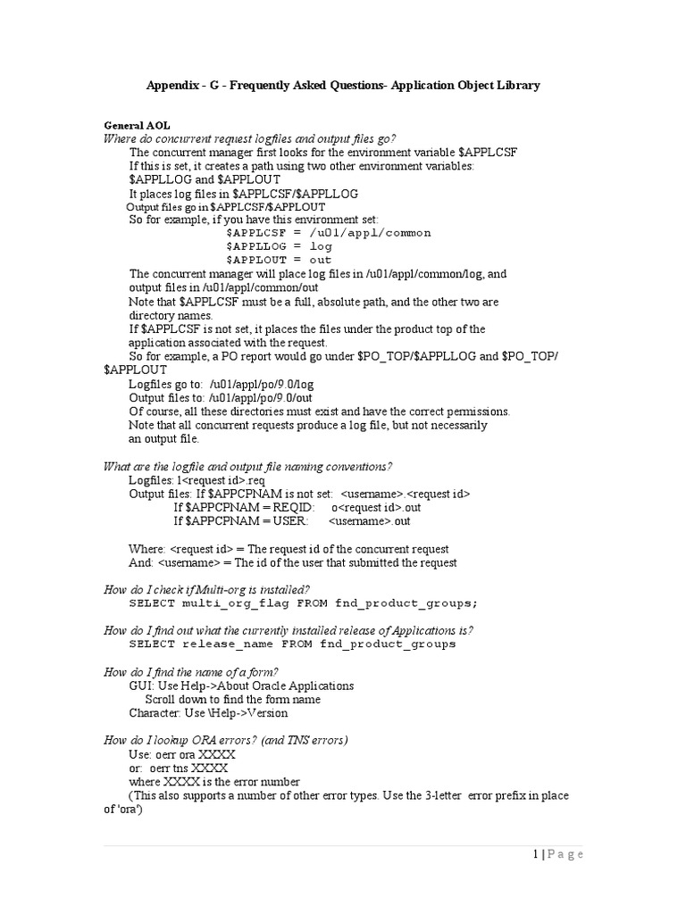 AOL Frequently Asked Questions | PDF