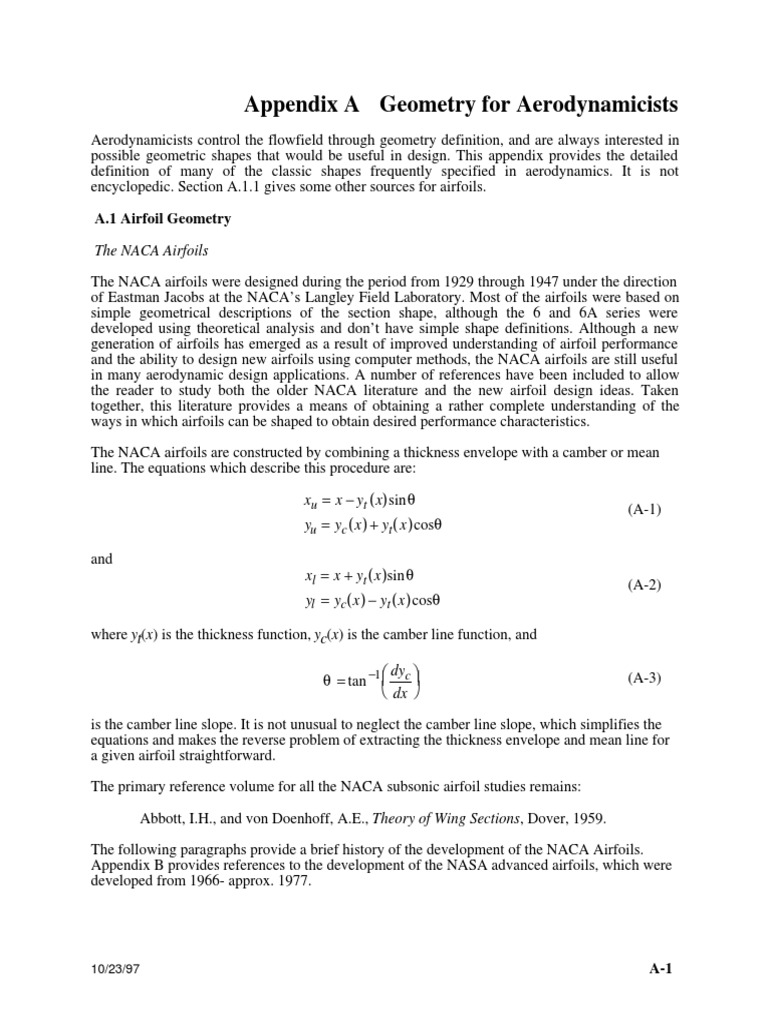 NACA Series | PDF | Airfoil | Fluid Dynamics