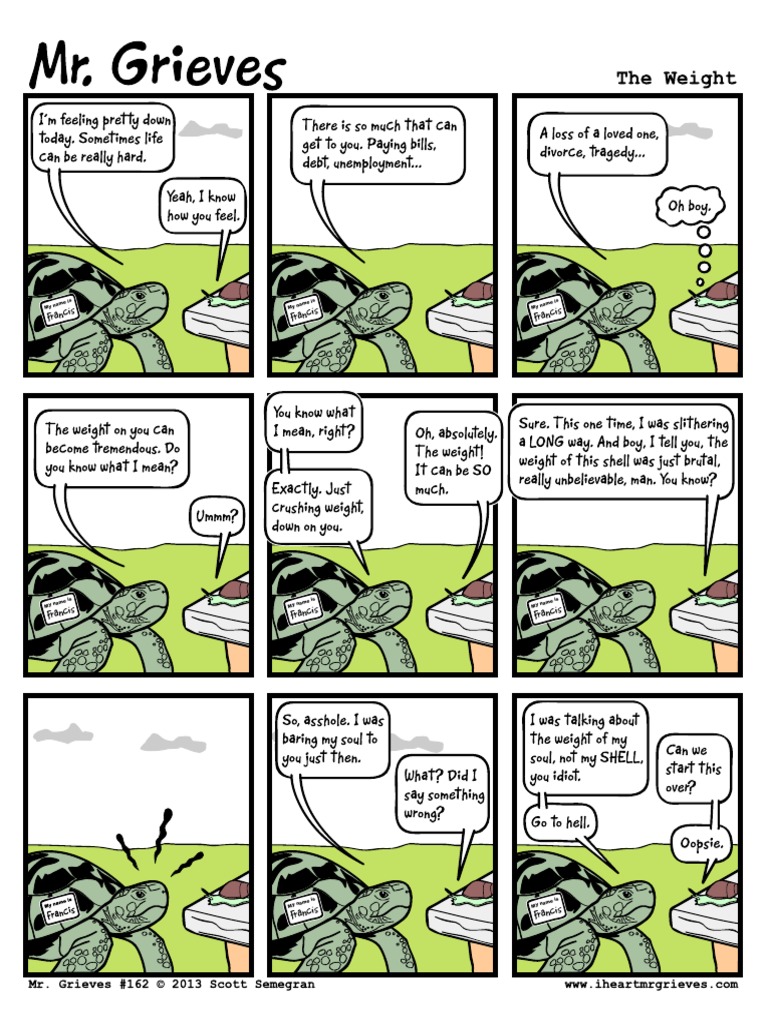 Mr. Grieves #162 - The Weight | PDF | Language Arts & Discipline ...