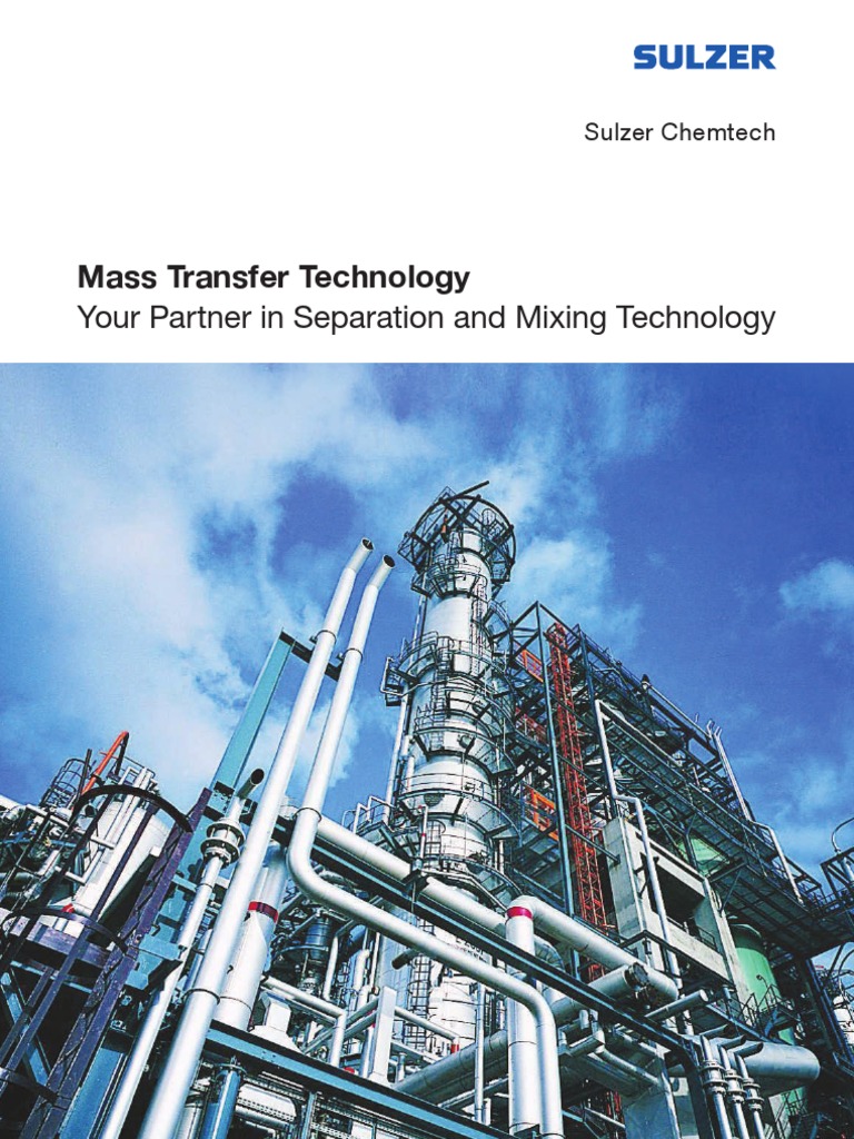 Sulzer MTT Overall Brochure | PDF | Distillation | Oil Refinery