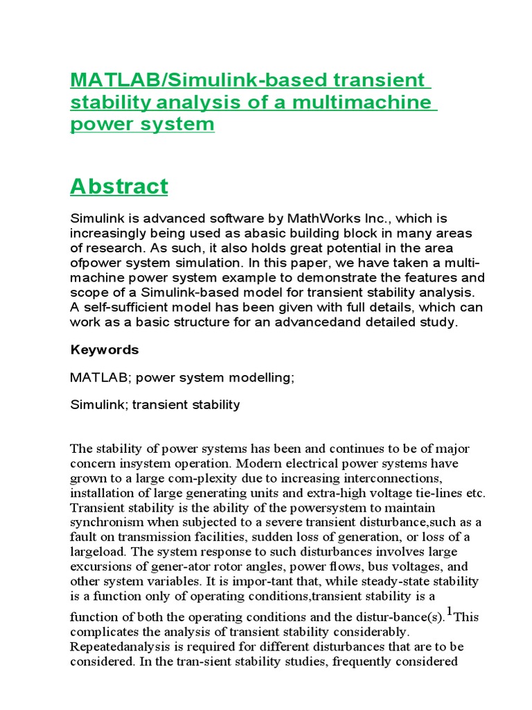 Smib | PDF | Electric Power System | Simulation
