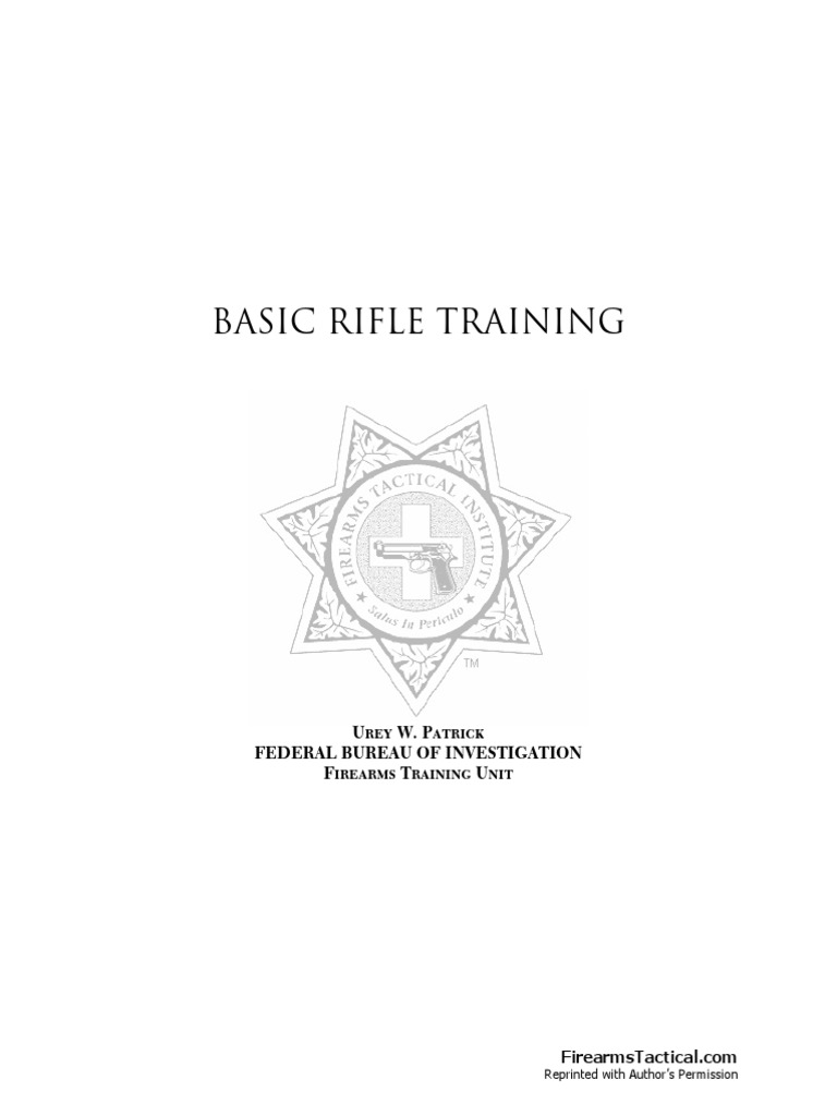 FBI Basic Rifle Training | PDF | Rifle | Trigger (Firearms)