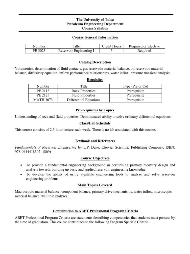 Fundamentals of Reservoir Engineering by L.P. Dake, Elsevier Scientific ...