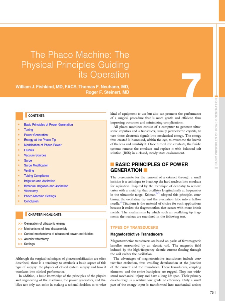 The Phaco Machine | PDF | Vacuum | Pump