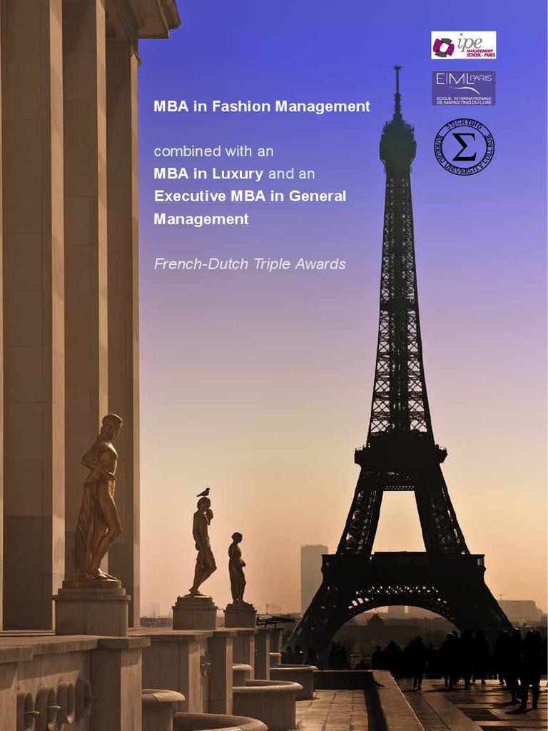 MBA in Fashion Management: Combined With An and An | Download Free PDF ...