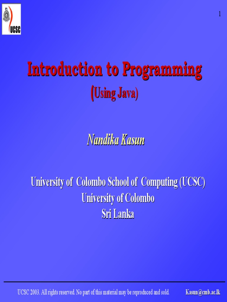 Introduction To Programming Using Java Lecture 5 Pdf Method Computer Programming