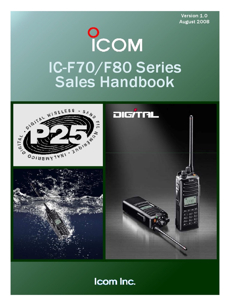 IC-F70 Series PDF | PDF | Radio | Copyright