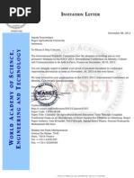 Paper Acceptance Letter - Empty Example | PDF