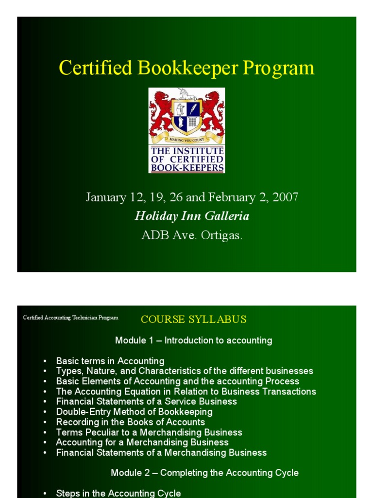 CB Module 1 | PDF | Debits And Credits | Bookkeeping