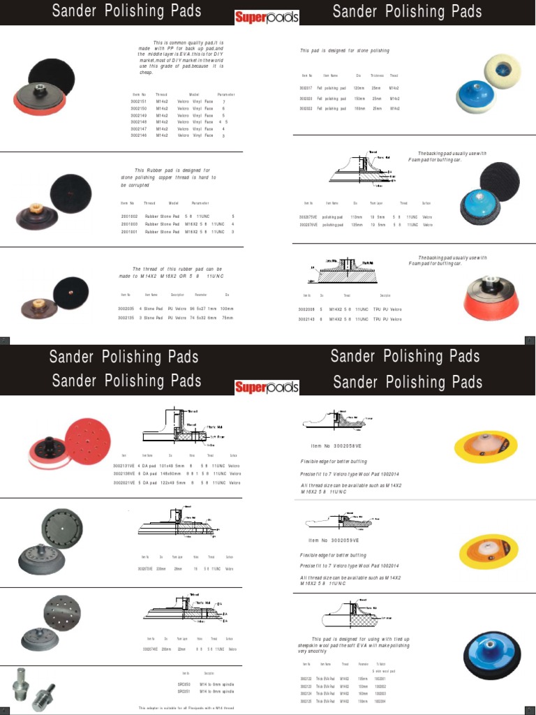 Superpads Catalogue | PDF