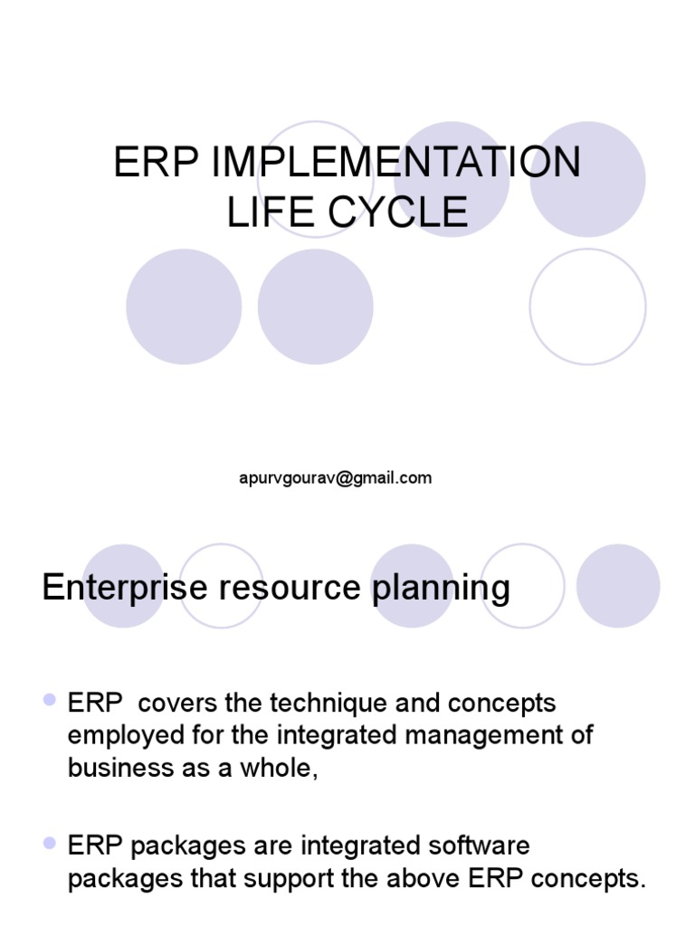 ERP Implementation Guide | PDF | Enterprise Resource Planning | Product ...