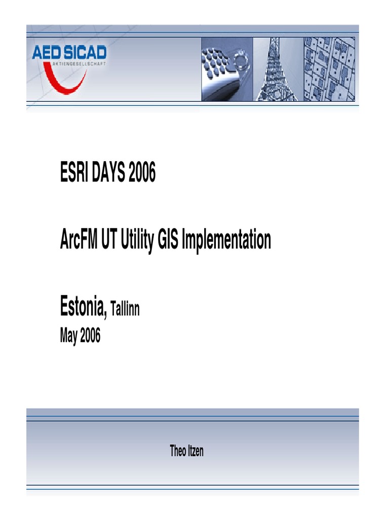 ArcFM-UT Utility Overview Small 052006 | PDF | Arc Gis | Geographic Information System