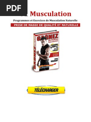 Ebook Programme Musculation Pdf Fitnessmith EBOOK MUSCULATION
