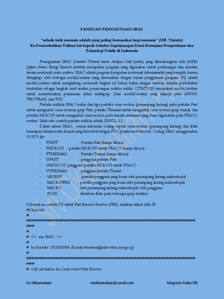 Panduan Penggunaan Srac | PDF | Metode & Bahan Ajar | Komputer