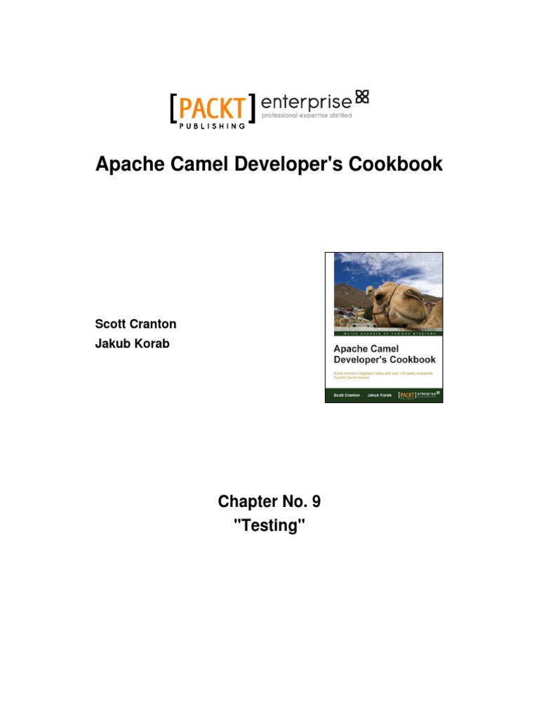 Apache Camel Developers Cookbook Sample Chapter Pdf Class Computer Programming Method