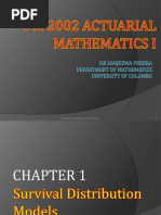 Introduction to Actuarial Science | PDF | Insurance | Actuary