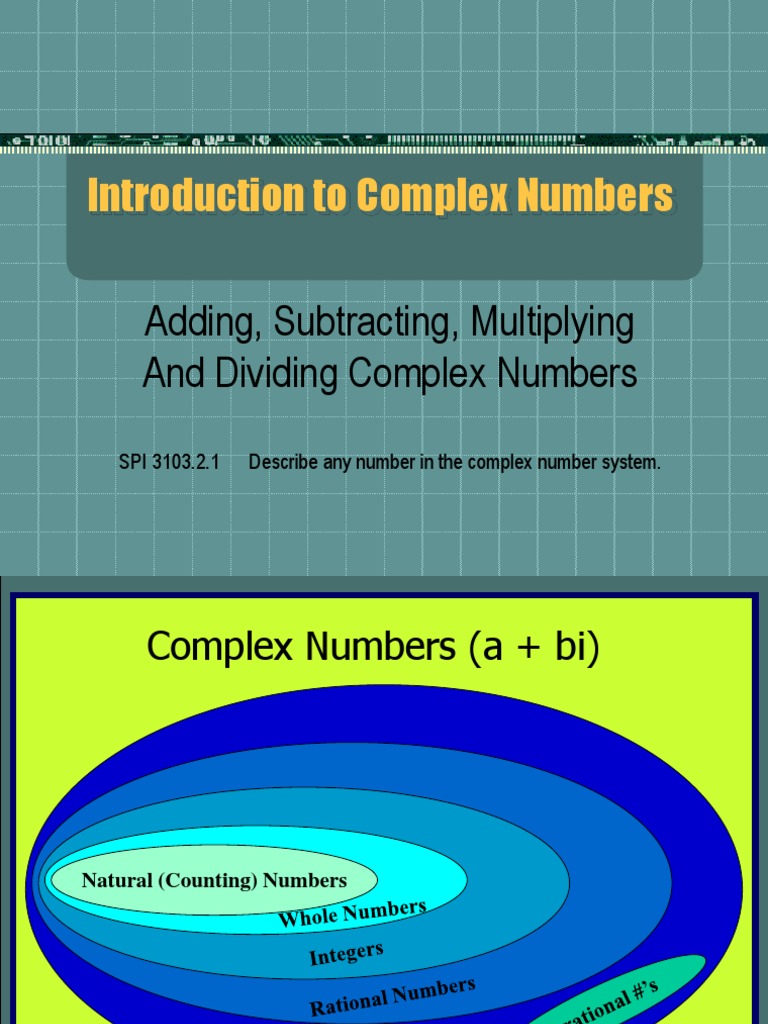 Understanding Complex Numbers Basics | PDF | Fraction (Mathematics ...