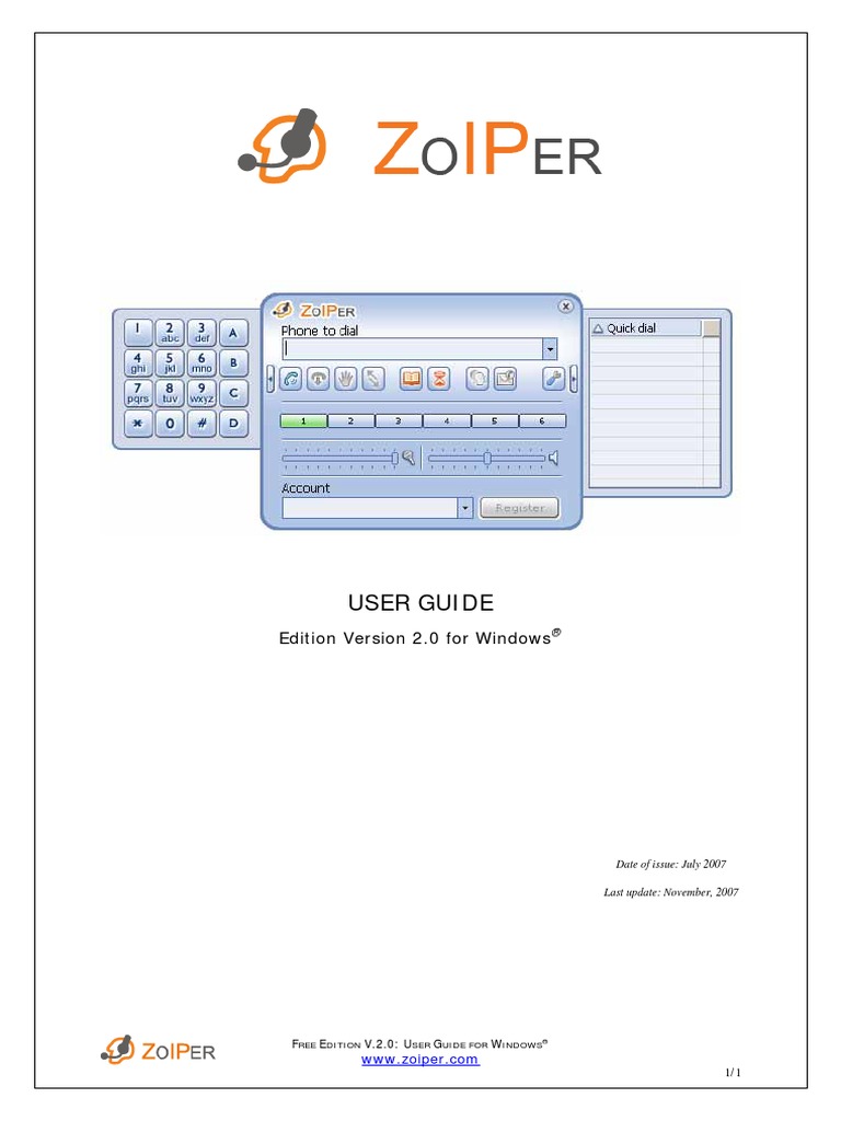 Zoiper 2.0 Free Manual | PDF | Session Initiation Protocol | Port ...