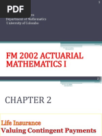 CM1 Formula Sheet v6 2024 | PDF | Present Value | Life Annuity