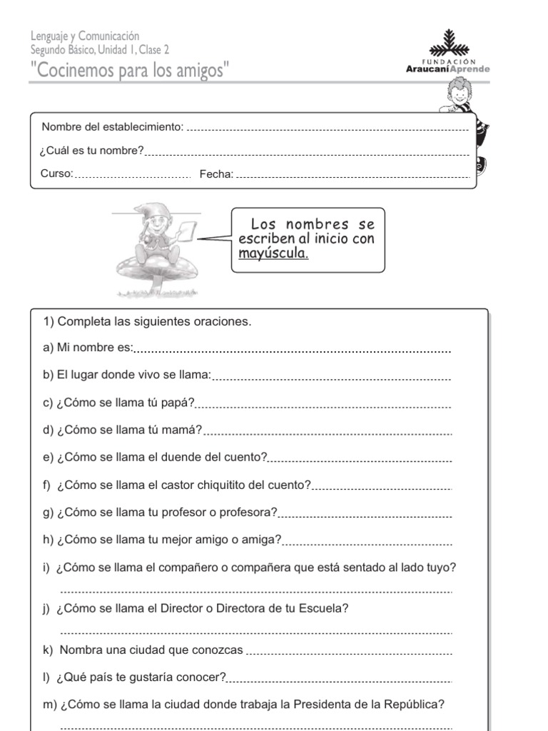 Prueba de Sustantivos Comunes