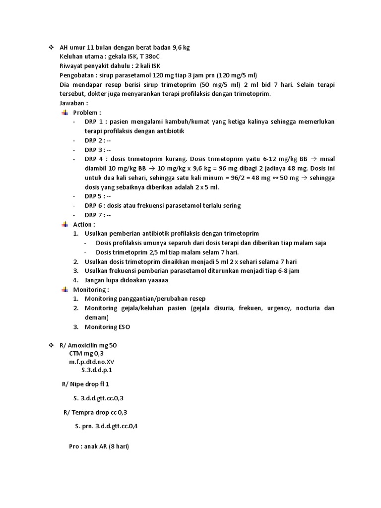 Analisis DRP dan Usulan Terapi | PDF | Kesehatan Holistik