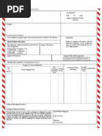 Iata Declaration Form Template Multimodal 2025 | PDF | Dangerous Goods ...