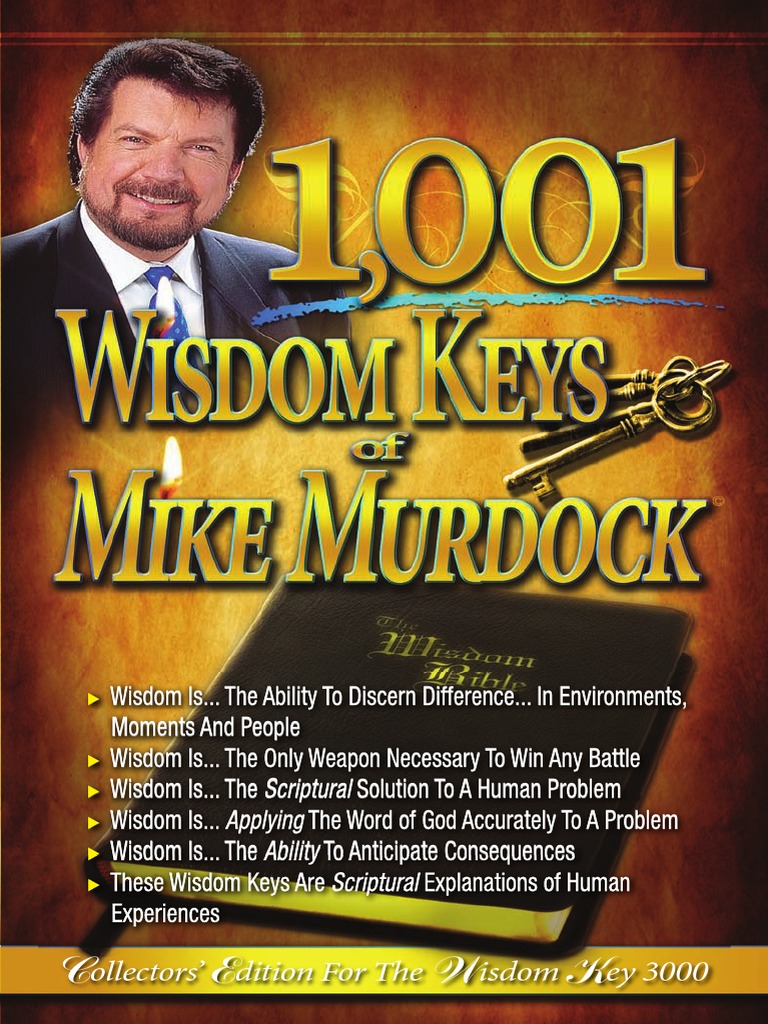 1001 Wisdom Keys of Mike Murdock | PDF | Wisdom | Miracle
