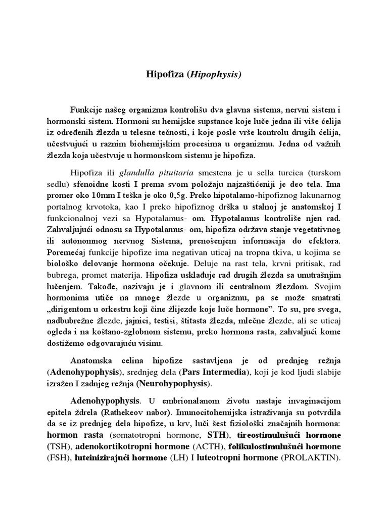 Bolesti Hipofize | PDF