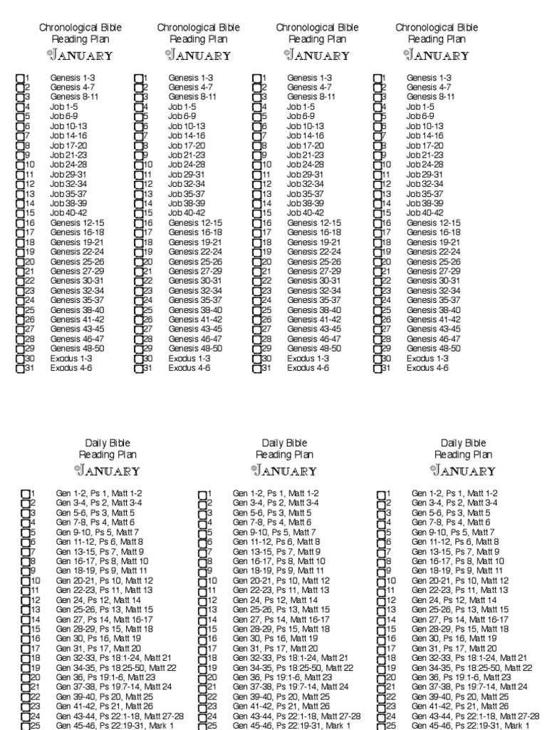 Bible Reading Bookmarks PDF | Books About Spirituality | Ancient Literature