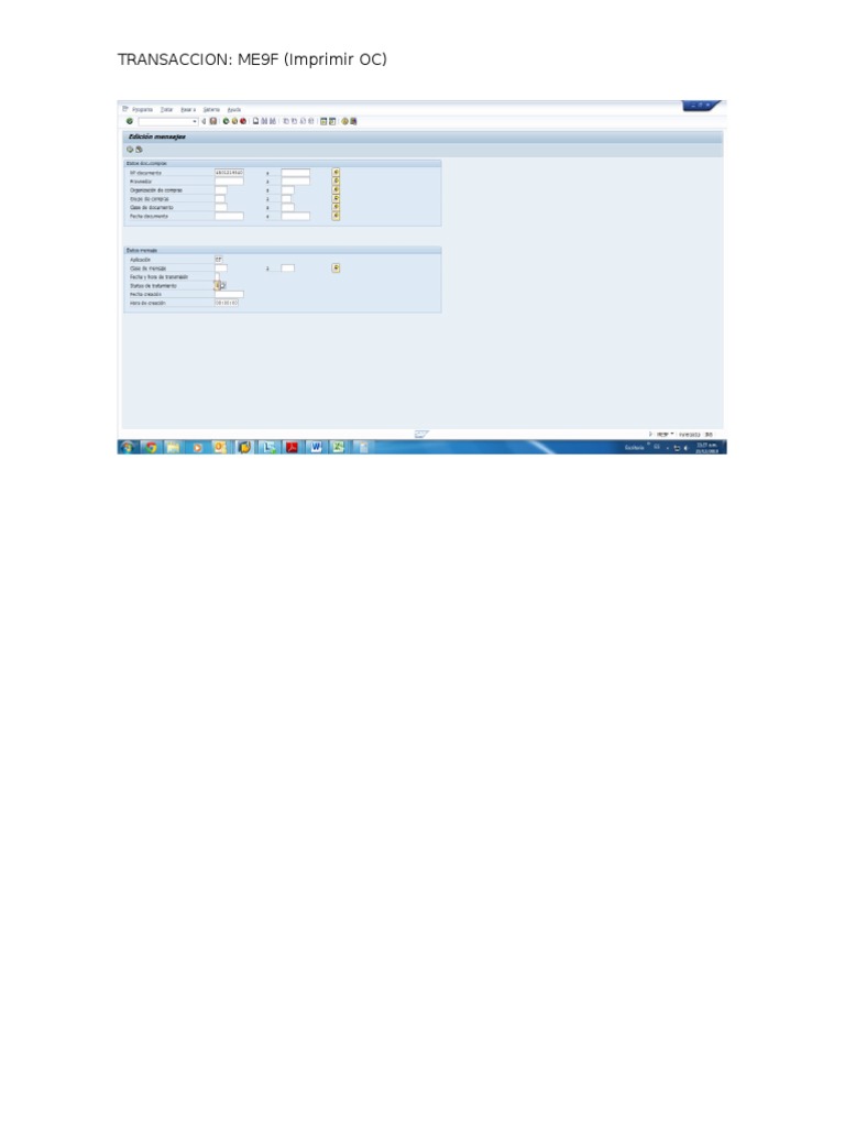 ME9F Transaction for Printing OC | PDF | Computers