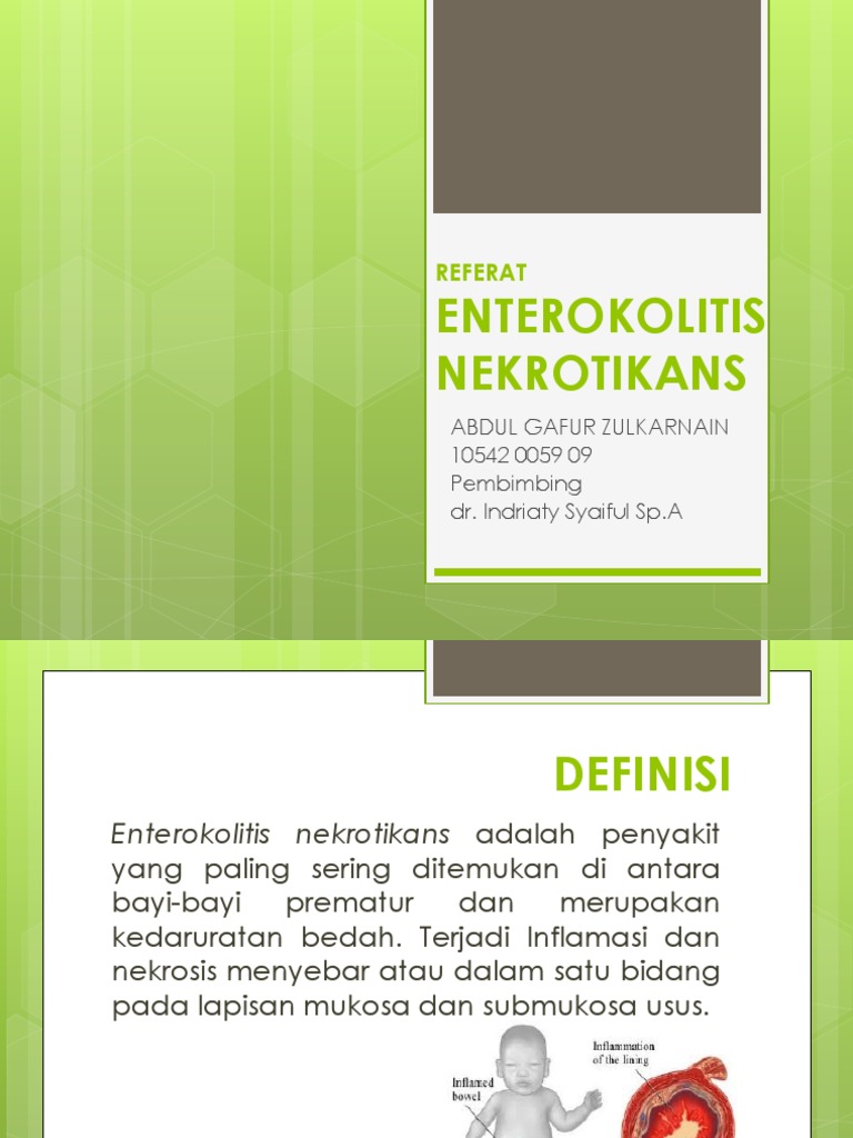 Enterokolitis Nekrotikans pada Bayi Prematur | PDF