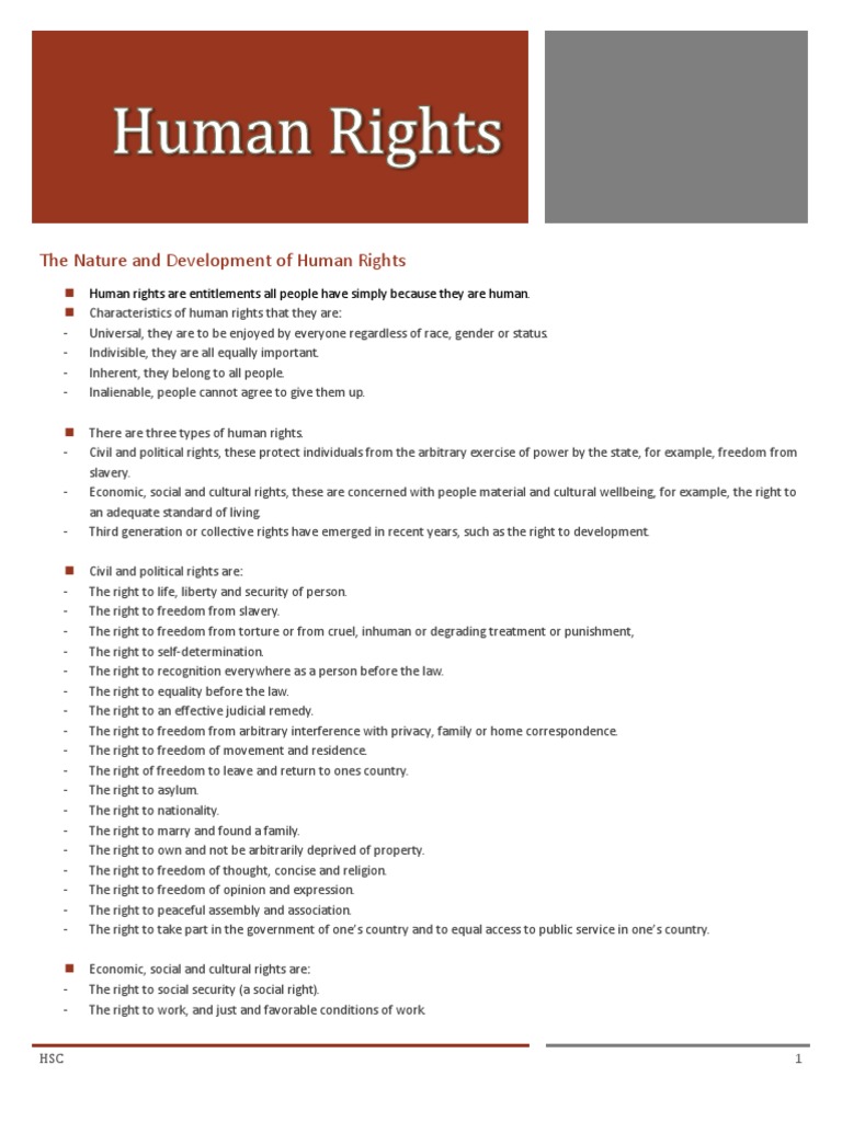 Human Rights | PDF | Human Rights | Liberty