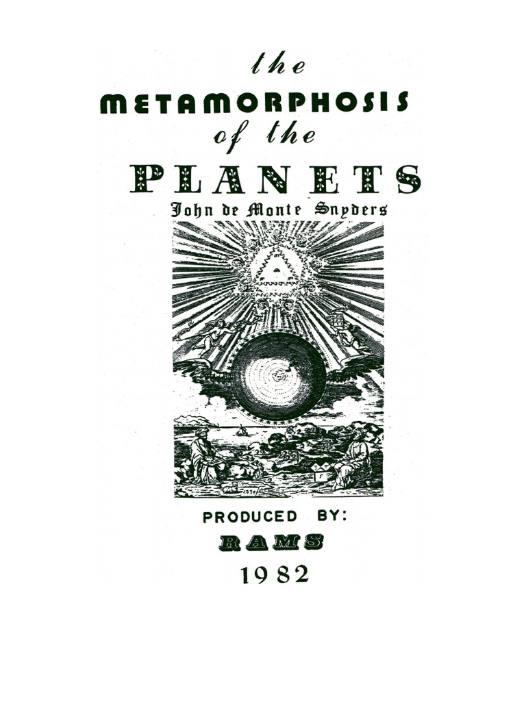 Metamorphosis | PDF | Thou | Science