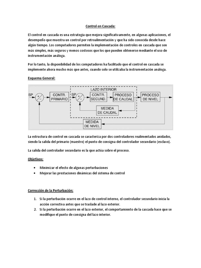 Control en Cascada | PDF | Sistema de control | Calor