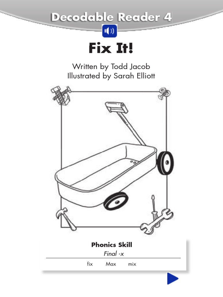 Decodable Reader: Fix It! | PDF