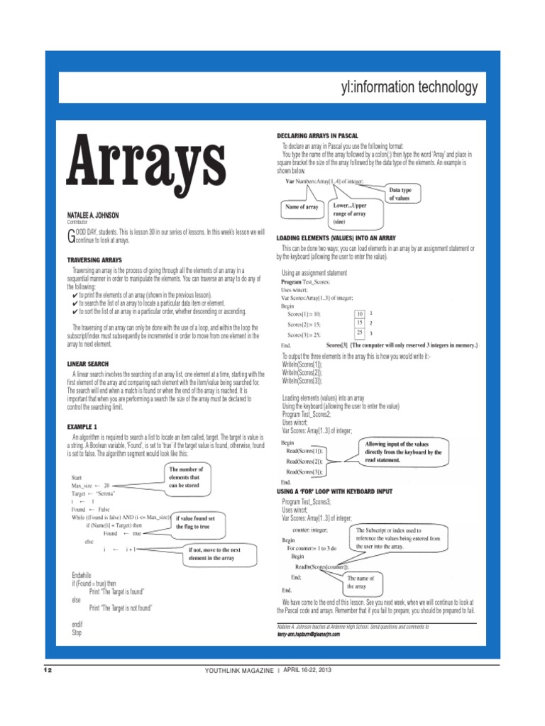Arrays: Yl:information Technology | PDF | Allele | Depreciation