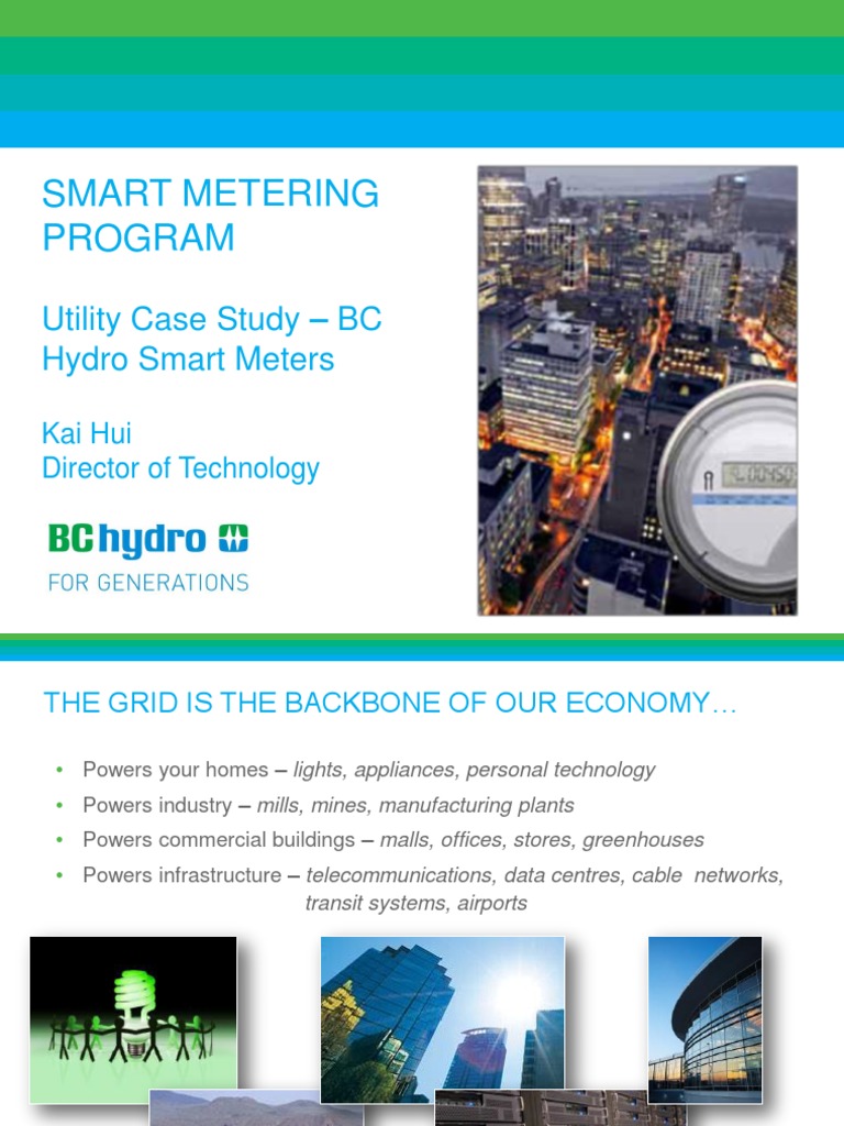 Smart Metering Program: Utility Case Study - BC Hydro Smart Meters ...