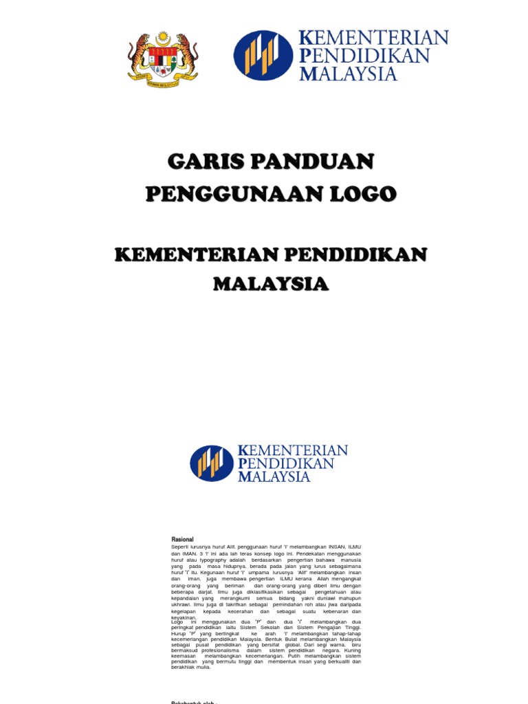 Garis Panduan Penggunaan Logo KPM | PDF