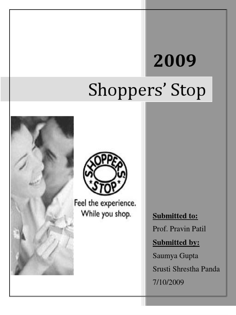 Shoppers' Stop: Retail Evolution Overview | PDF | Retail | Customer ...