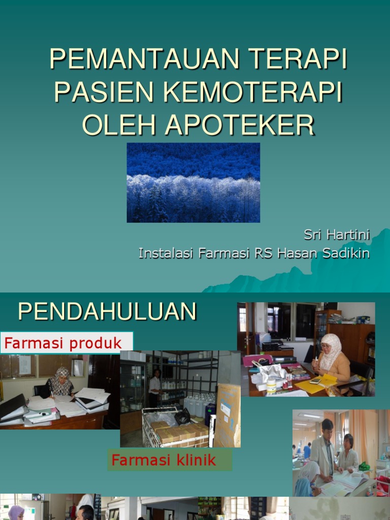 5. Pemantauan Terapi Pada Pasien Kemoterapi Oleh Apoteker