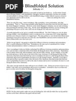 CFOP Method Cheat Sheet | PDF
