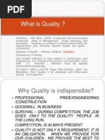 Presentation Induction Quaity New | PDF | Quality Management | Quality ...