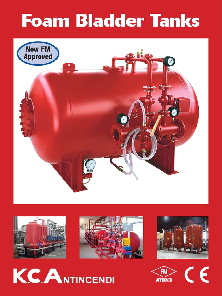 KCA FM Bladder Tank Flyer | PDF | Tanks | Fire Sprinkler System
