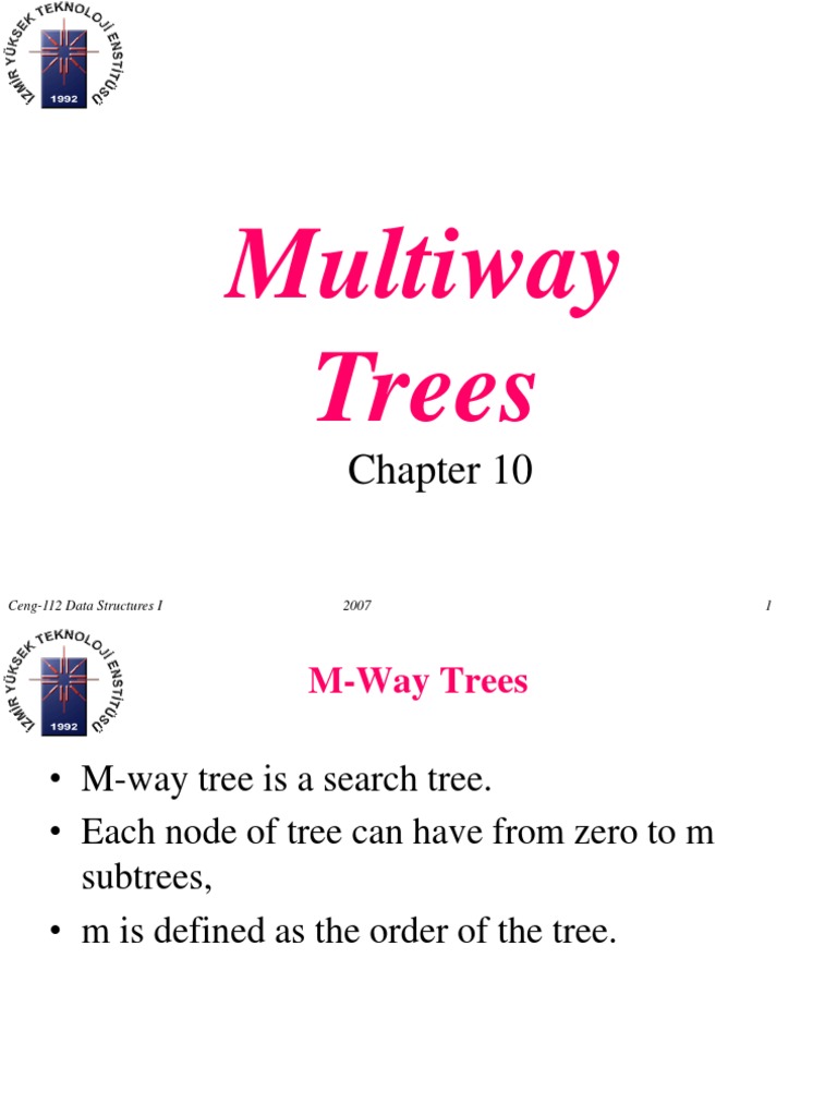 Multiway Trees and B-Trees Data Structures | PDF | Data | Data Management