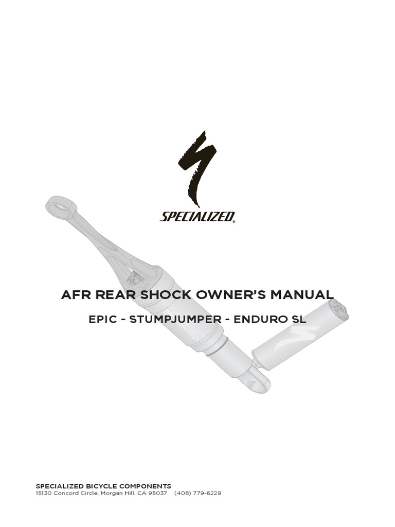 Shock 2007 Epic SJ Enduro ENG Instruction Guide | PDF