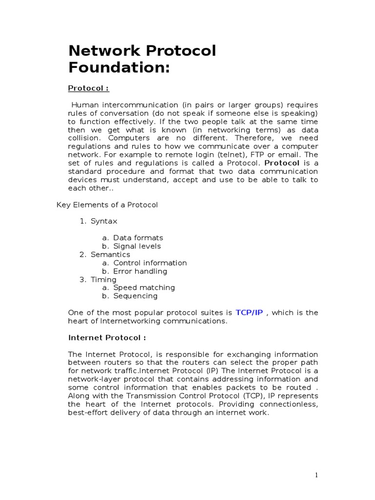Network Protocol Foundation | PDF | Routing | Computer Network