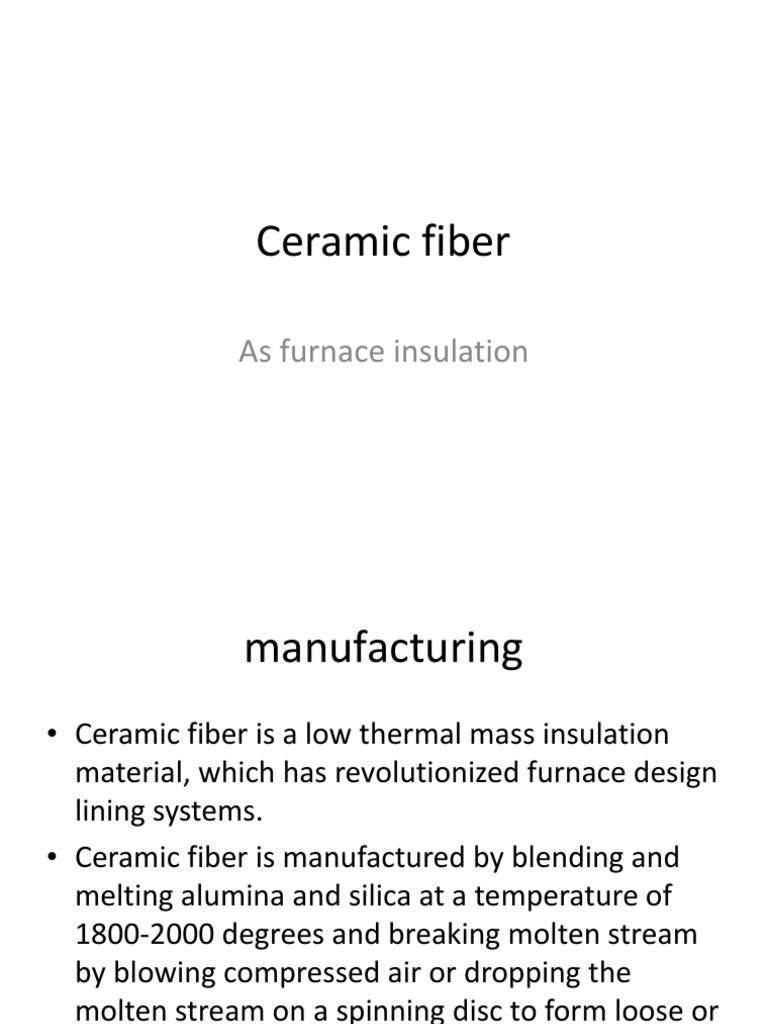 Ceramic Fiber | PDF | Ceramic Engineering | Ceramics