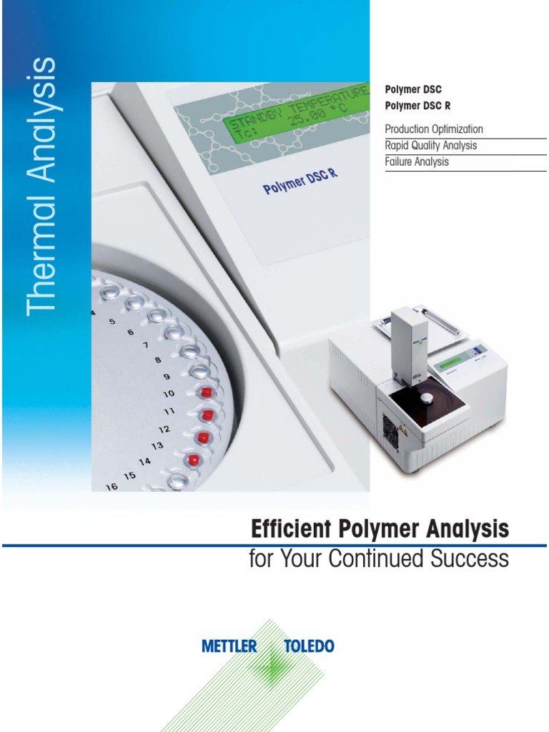 Polymer DSC | PDF | Differential Scanning Calorimetry | Thermal Analysis