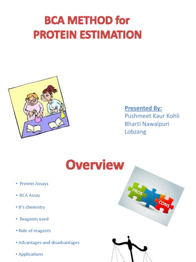 BCA method of protein estimation | Chemistry | Physical Sciences