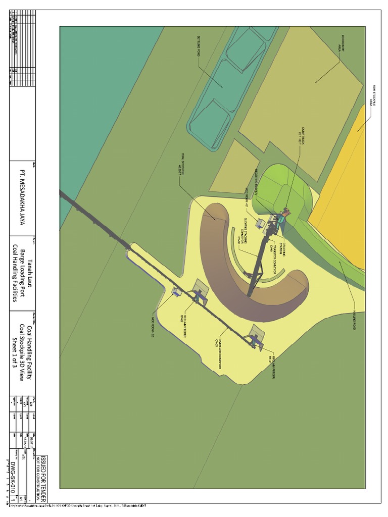 DWG-SK-0010 CHF 3D Stockpile Sheet 1 of 3 R1 | PDF | Foreign Language ...